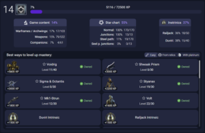 AlecaFrame - The most advanced WarFrame companion app